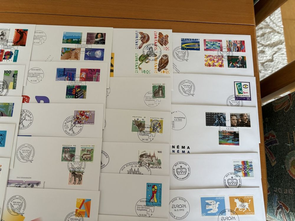 50 FDC aus den 80er/90er Jahren Schweiz (Gebraucht) in Murgenthal für CHF 1 – mit Lieferung auf ...