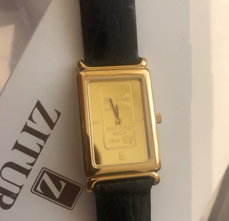 Zitura Uhr - 99 Jg. 2g Fine Gold | Kaufen auf Ricardo