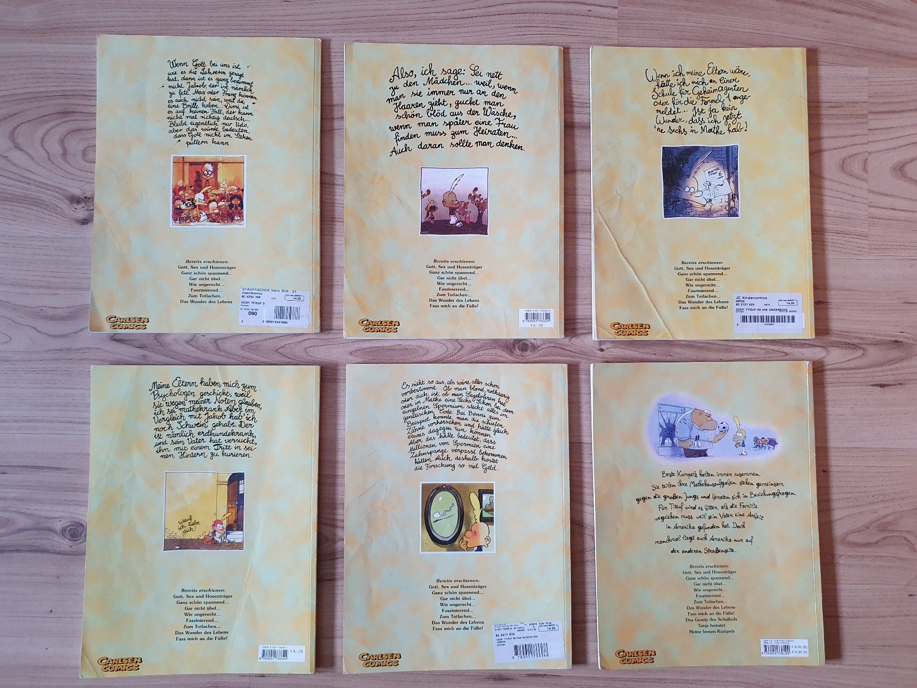 Titeuf Comic Sammlung, 6 Bände, ZEP! (Gebraucht) in Worb für CHF 48 ...