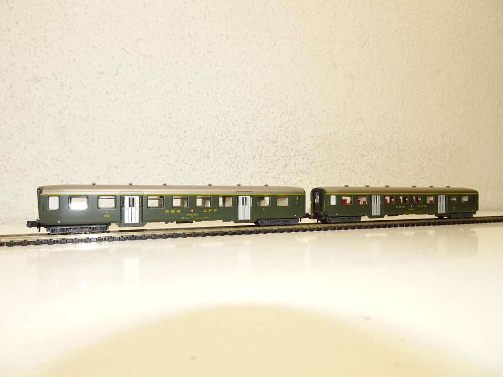 2 Arnold Personenwagen SBB 1. Kl. 025-5 Spur N (14) (Gebraucht) in Luzern für CHF 16.9 – mit ...