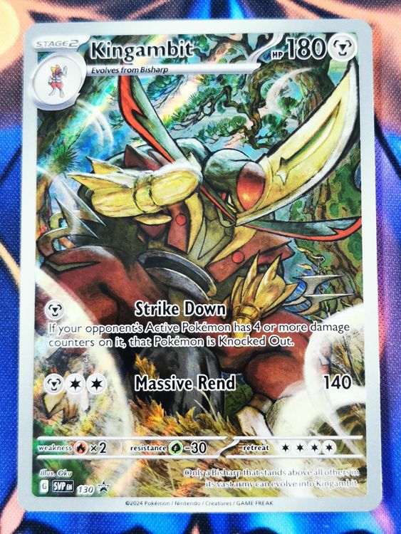 Pokemon Kingambit Promo 130 Shrouded Fable EN (Neuf (Voir description ...