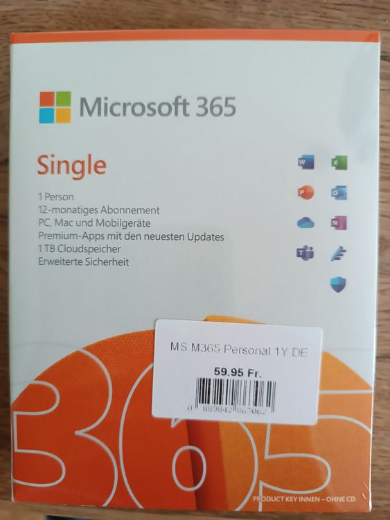 Microsoft 365 single | Kaufen auf Ricardo