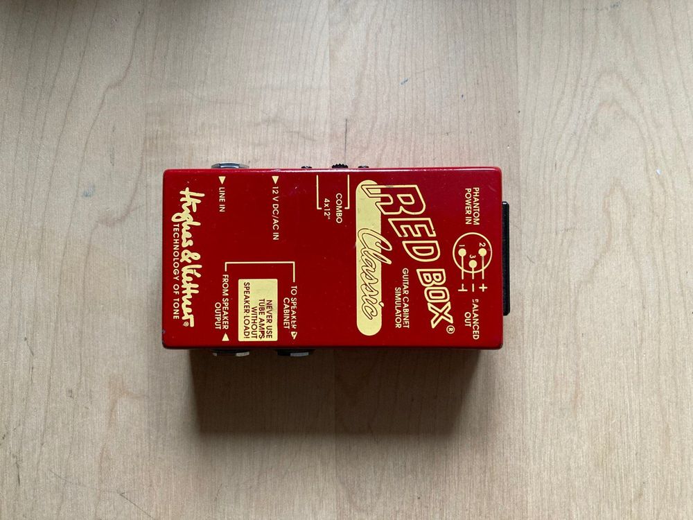 RED BOX GUITAR CABINET SIMULATOR | Kaufen auf Ricardo
