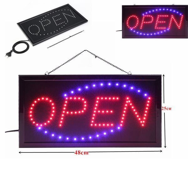 Epoxy OPEN reklame LED Leuchtschild (Neu und originalverpackt) in Buchs ...