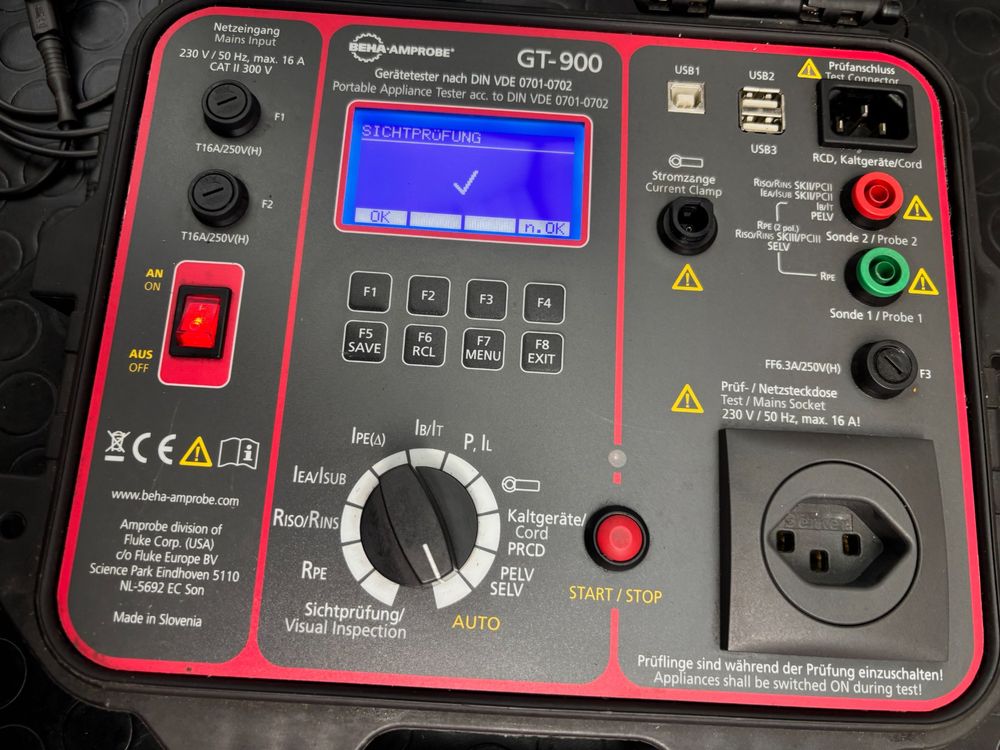Beha Amprobe GT-900-CH Gerätetester VDE-Norm 0701-0702 (Gebraucht) in ...
