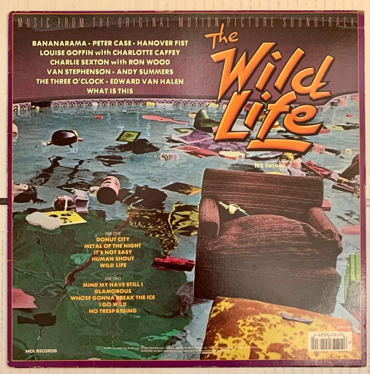 SOUNDTRACK LP „The Wild Life“ BANANARAMA EDDIE VAN HALEN! (Gebraucht ...