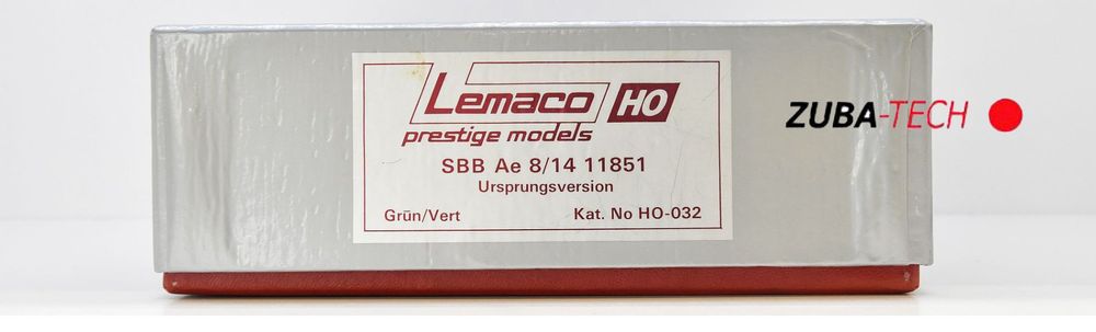 Lemaco H0-032 E-Lok Ae 8/14 SBB H0 GS Messing mit OVP (Gebraucht) in St ...