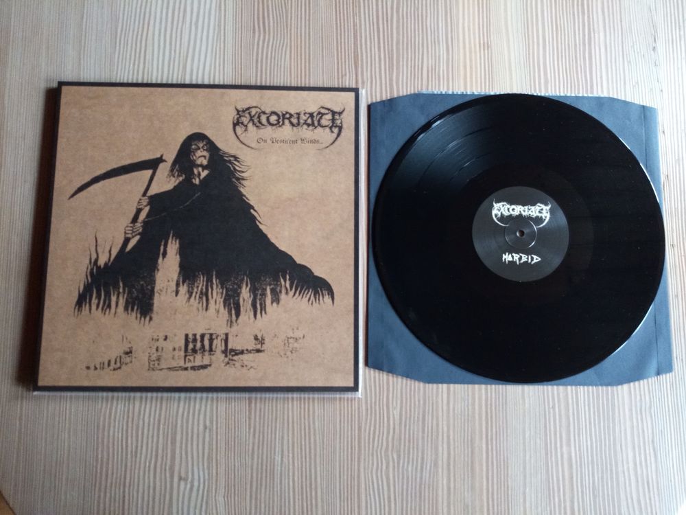 Excoriate-On Pestilent Winds....12'' Vinyl LP Death Metal (Neu (gemäss ...