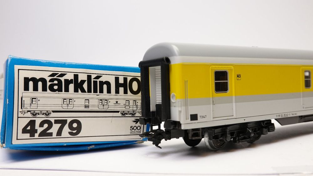 e4 4279 Märklin DB Bahn-Postwagen gelbcreme | Kaufen auf Ricardo