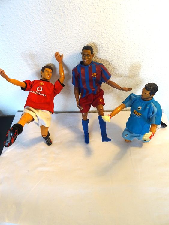 3x Kick-o-Mania Fussballer Ronaldo / Buffon / Ronaldinho (Gebraucht) in ...