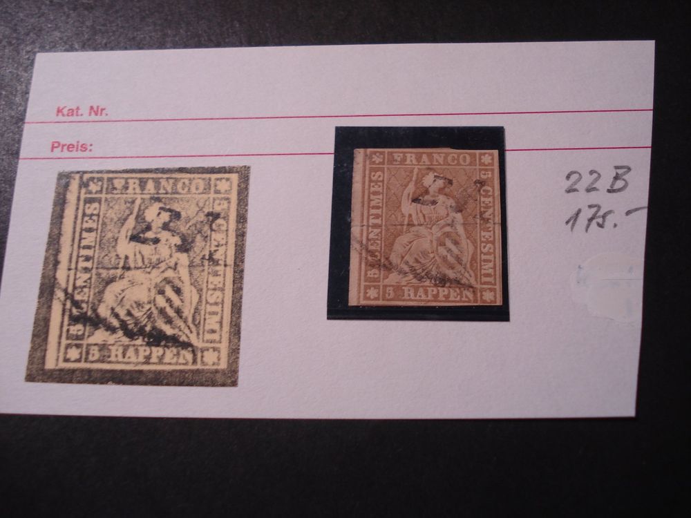 Strubeli 5 Rp. braun, , gestempelt, 22B | Kaufen auf Ricardo