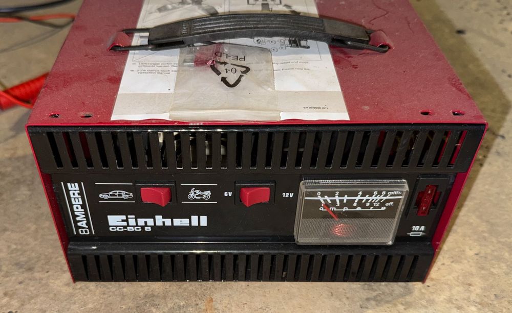 Einhell Batterie-Ladegerät CC-BC 8, 6V, 12 V (Neu und originalverpackt ...
