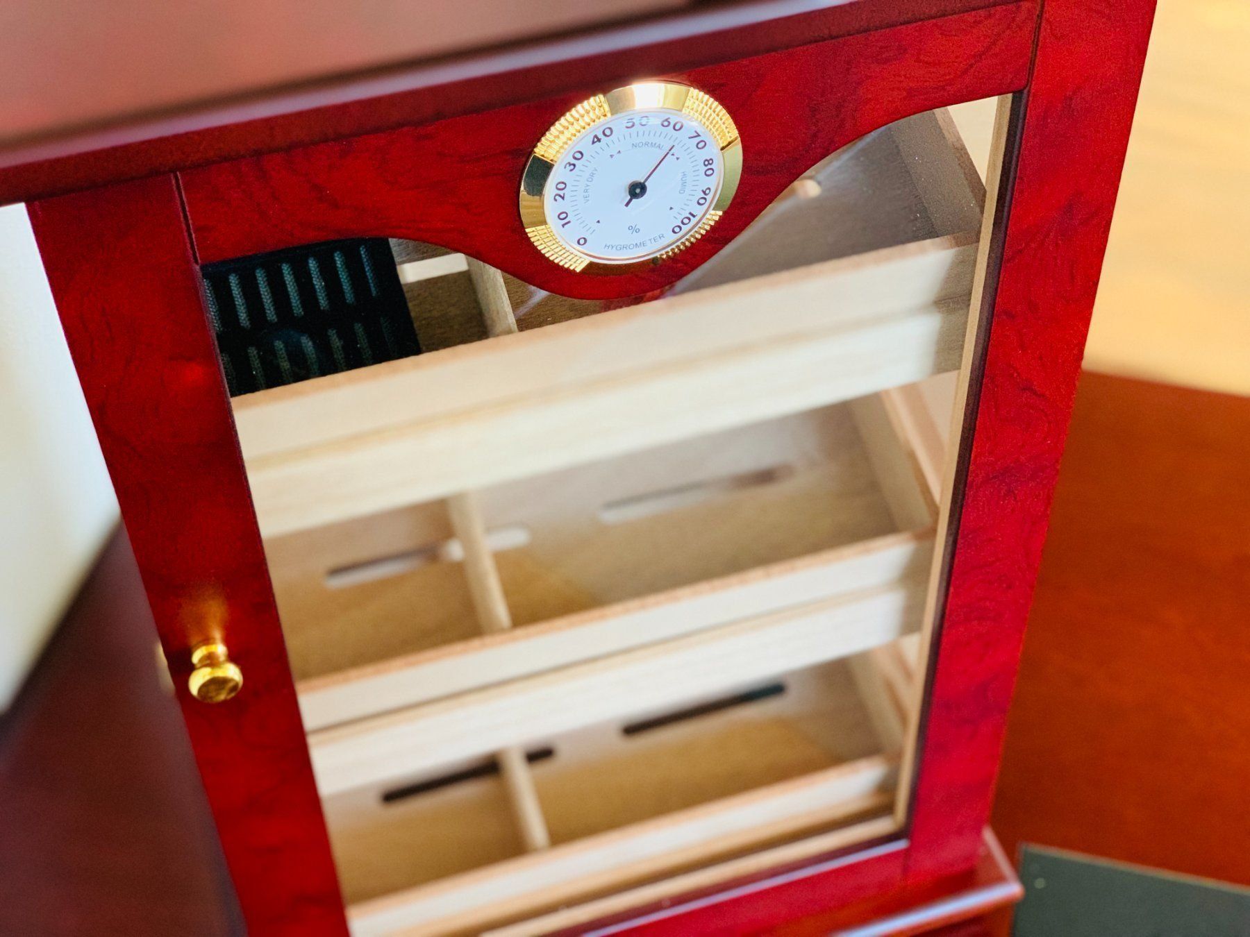 Humidor für 100+ Zigarren in Bubinga Braun NEU (Neu und ...