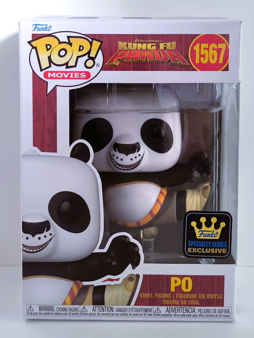 Funko Pop 1567 Kung Fu Panda Po / Exclusive (Neu und originalverpackt ...