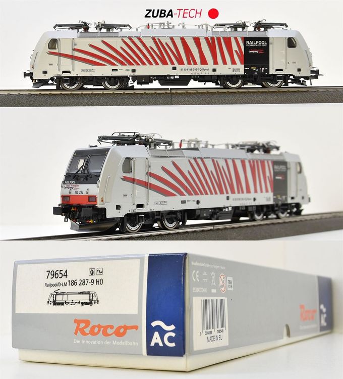 Roco 79654 E-Lok BR 186 Railpool H0 WS (Gebraucht) in St. Gallen für ...