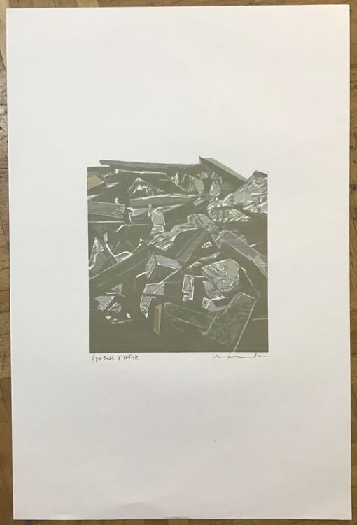 Martin THÖNEN (1934) Holzschnitt Handsigniert | Kaufen auf Ricardo