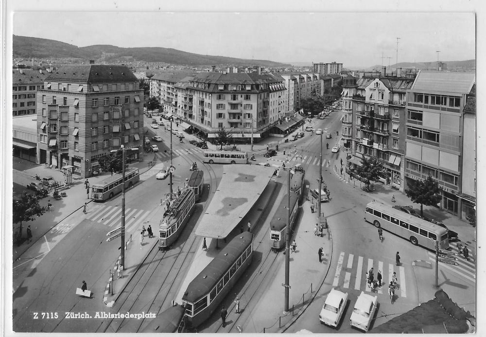 Karte Zürich (Albisriederplatz Bus u.Tram ) (Gebraucht) in Zürich für ...