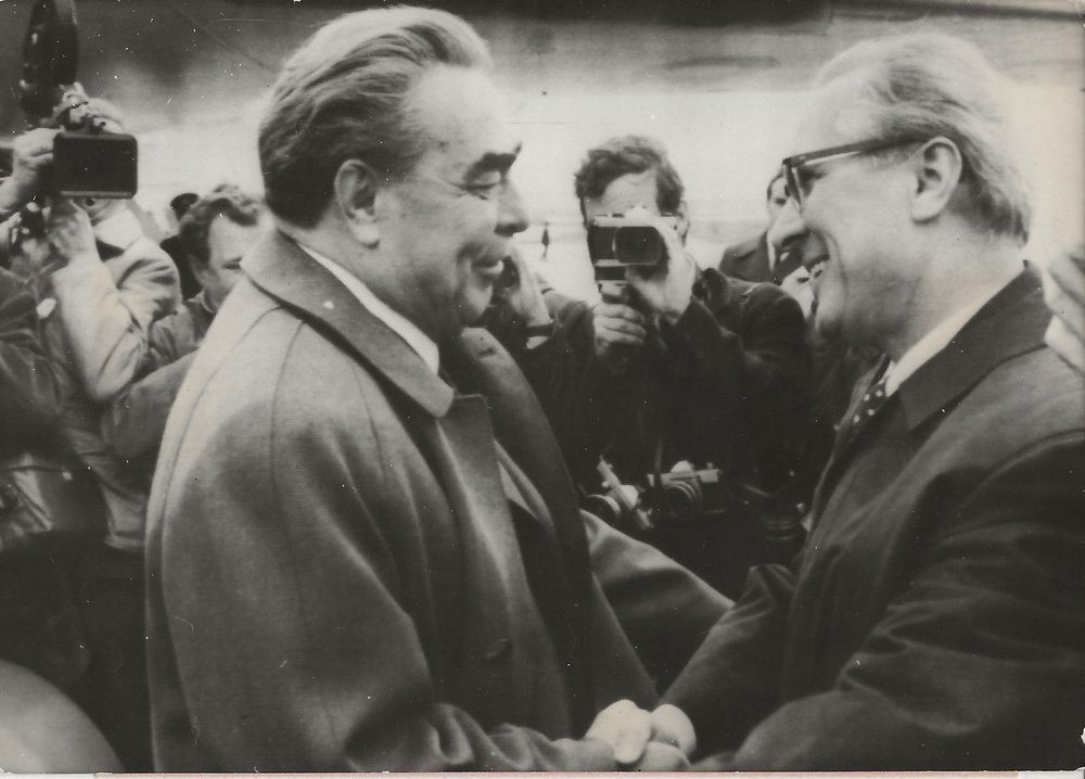 Leonid Breschnew, Erich Honecker,1973 | Kaufen auf Ricardo