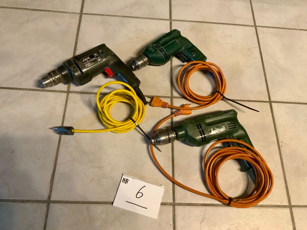 Bohrmaschinen 3 stk. (Bosch,Metabo,Hitachi,Hazet,Milwaukee) (Gebraucht ...