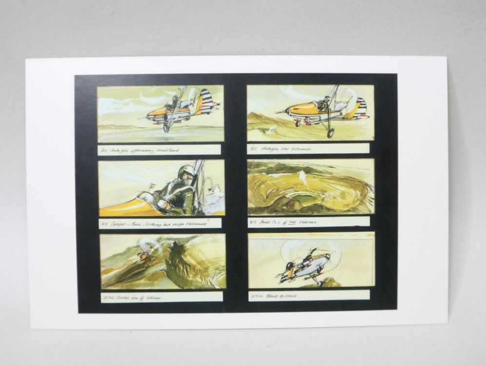 AK James Bond 007 Storyboard Little Nellie Helikopter (Neu (gemäss ...