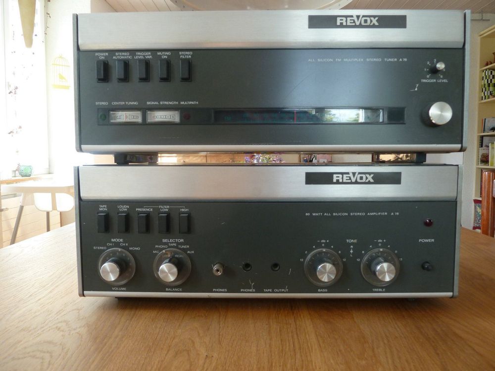REVOX A78 Verstärker + A76 Tuner + Anlei | Kaufen auf Ricardo