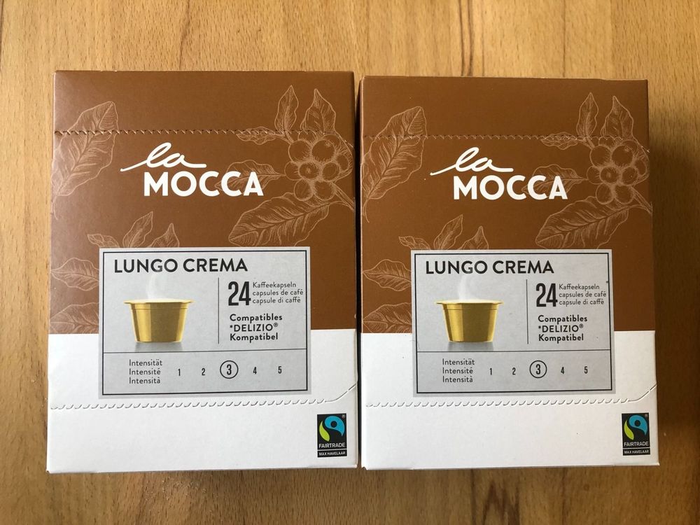 La Mocca Lungo Crema Kapseln 48 Delizio (Neu und originalverpackt) in ...