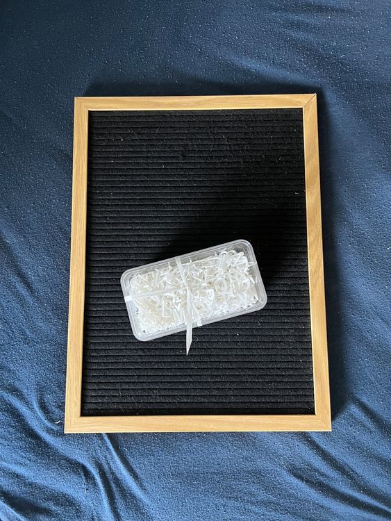 Buchstaben Tafel/ Buchstaben Board zum stecken (Gebraucht) in Toffen ...