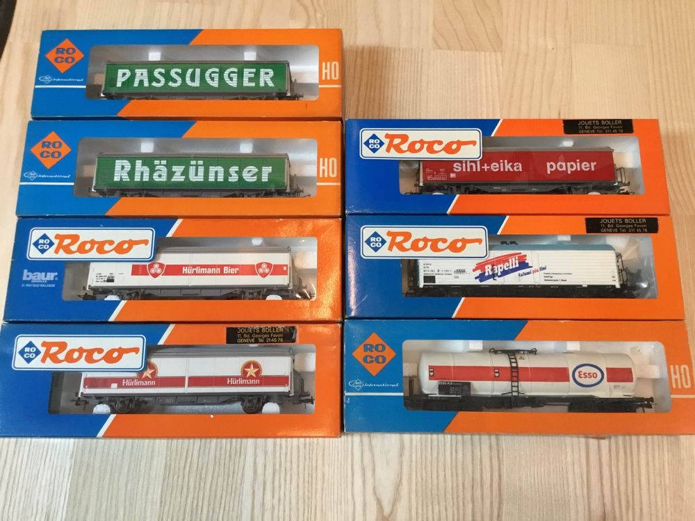 Roco wagons 7 marchandises (Gebraucht) in Avenches für CHF 37 – mit ...
