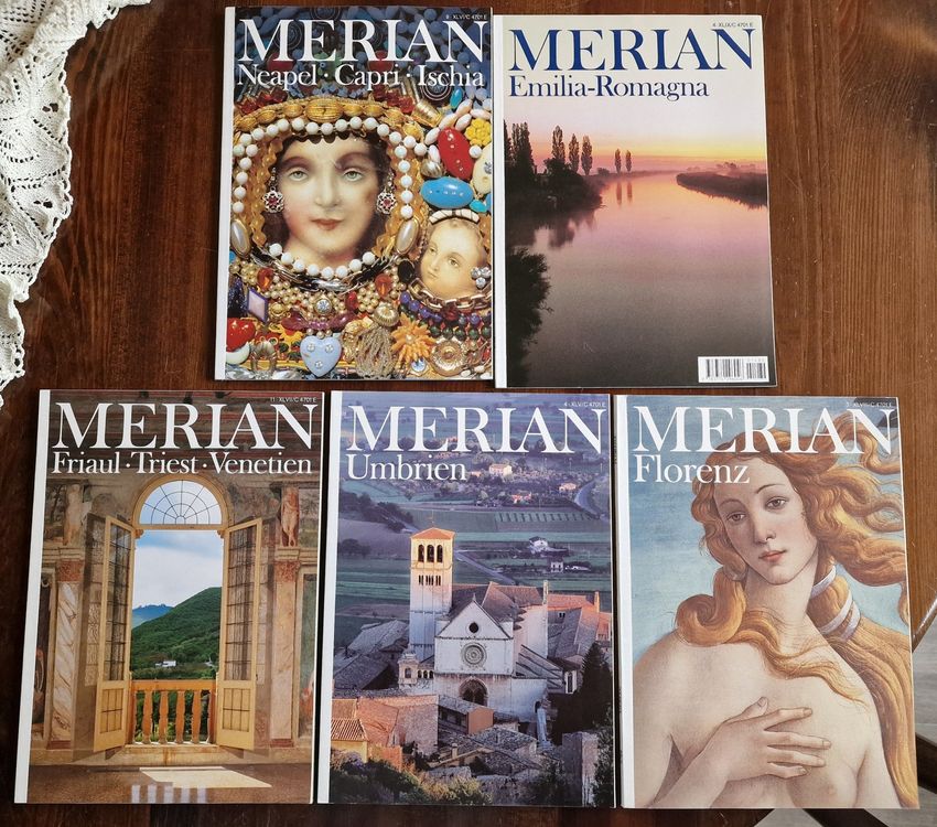 ITALIEN - Konvolut von 5 MERIAN-Heften (Gebraucht) in Röthenbach i. E ...