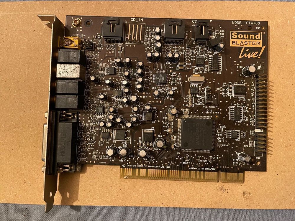 Carte sons creative sound blaster live! Ct4760 | Kaufen auf Ricardo