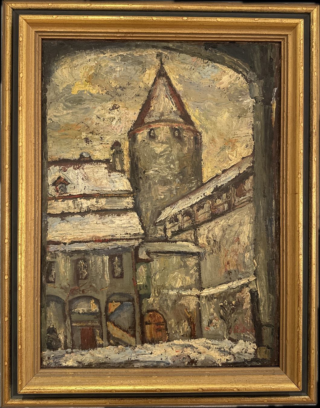 Georges PLATTNER (1920-1993) | Huile Bulle (D'occasion) à Estavayer-le ...