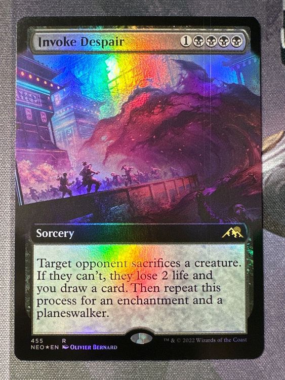 Invoke Despair FOIL Variant 455 Kamigawa Boosterfrisch (Neu (gemäss Beschreibung)) in Windlach ...