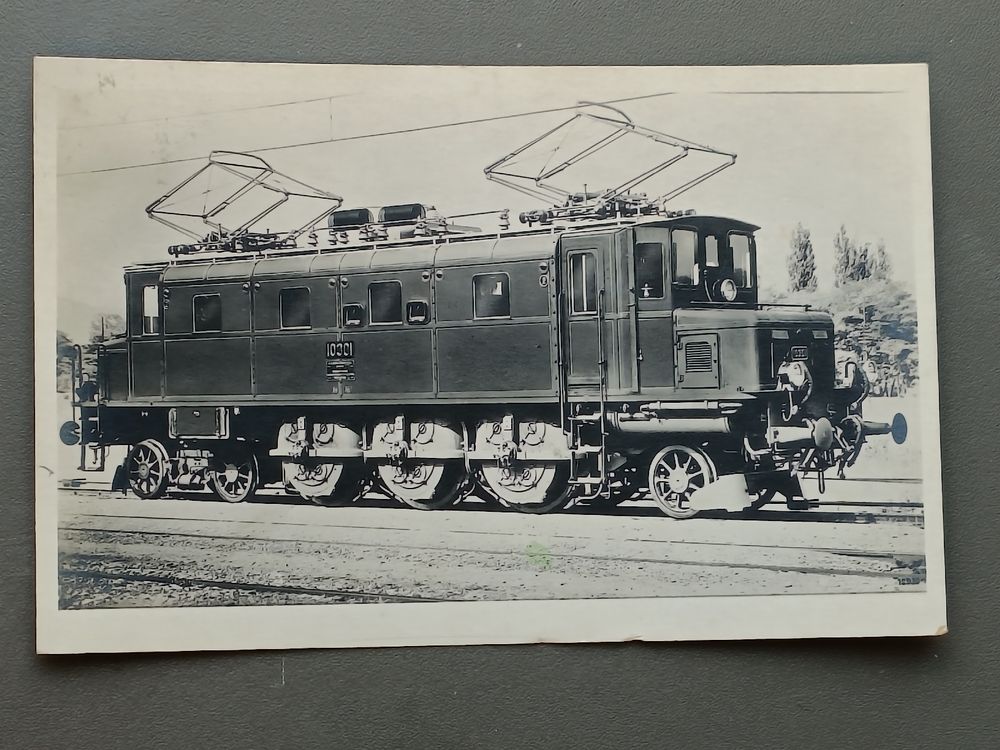 Photo Karte / Einphasen Lokomotive 2C1 Brown Boveri von 1928 (Gebraucht ...