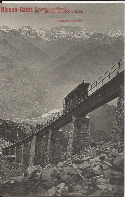 Niesen-Bahn Mülenen BE 1920 Foto Nr.02686 sehr gut erhalten | Kaufen ...