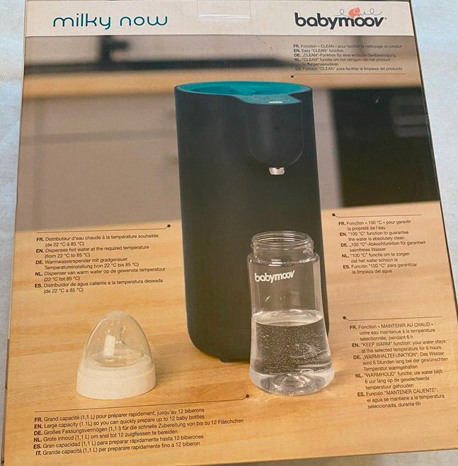 Warmwasserspender/Flaschenzubereiter milky now / babymoov (Neu und ...