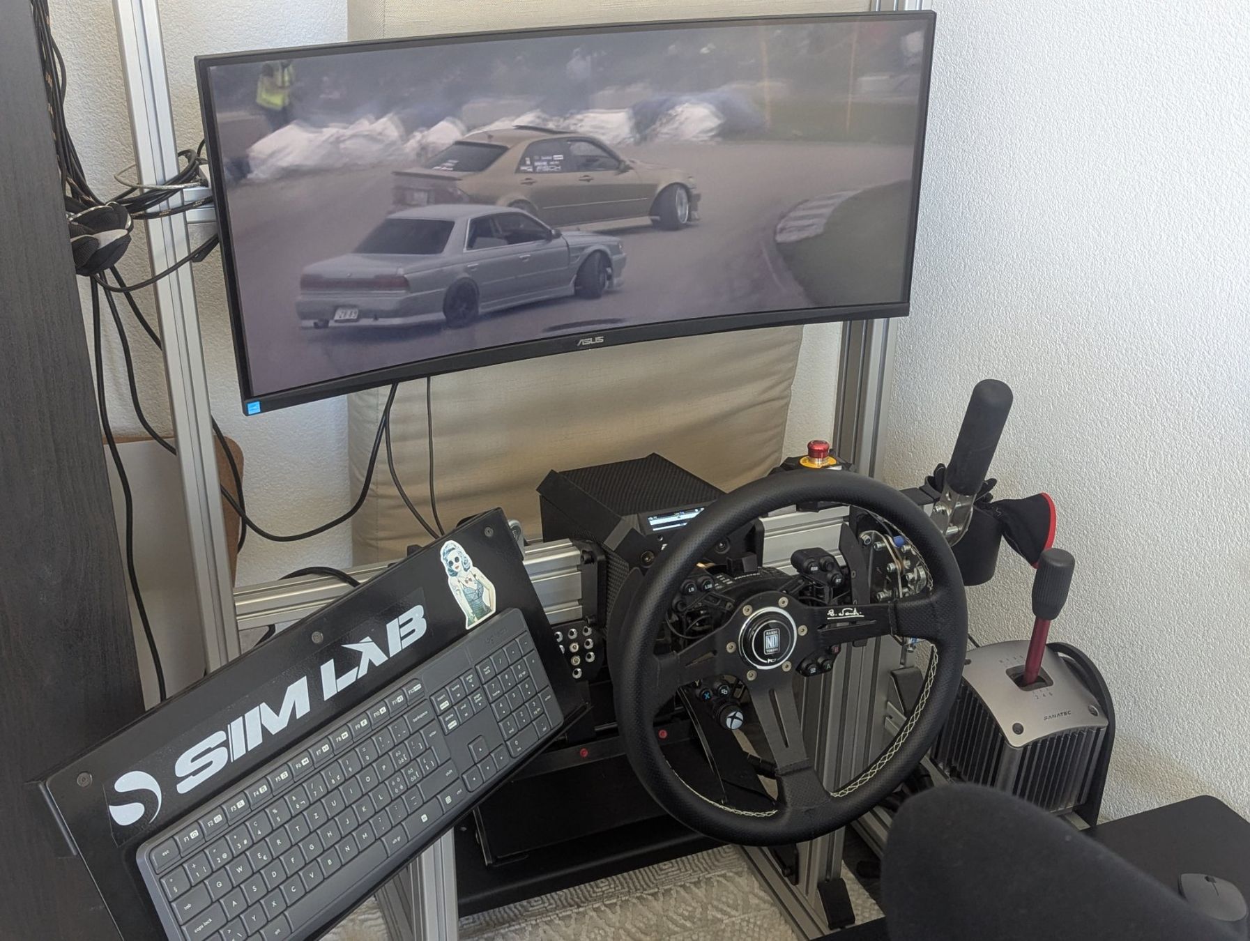 High-End Simulator / simulateur Simlab, Heusinkveld, Fanatec (Neu ...