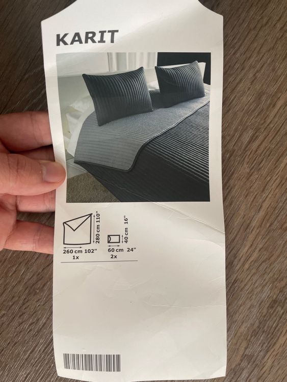 Ikea KARIT - Kissen & Decken Set | Kaufen auf Ricardo