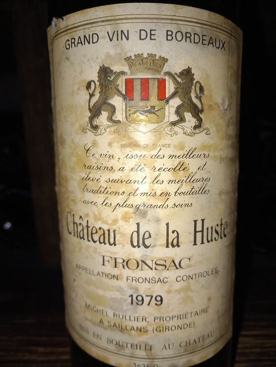 Chateau de la huste fronsac 1979 (Neu (gemäss Beschreibung)) in für CHF ...