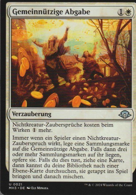 TCG Magic The Gathering MTG MH3 0021 Gemeinnützige Abgabe (Neu (gemäss ...