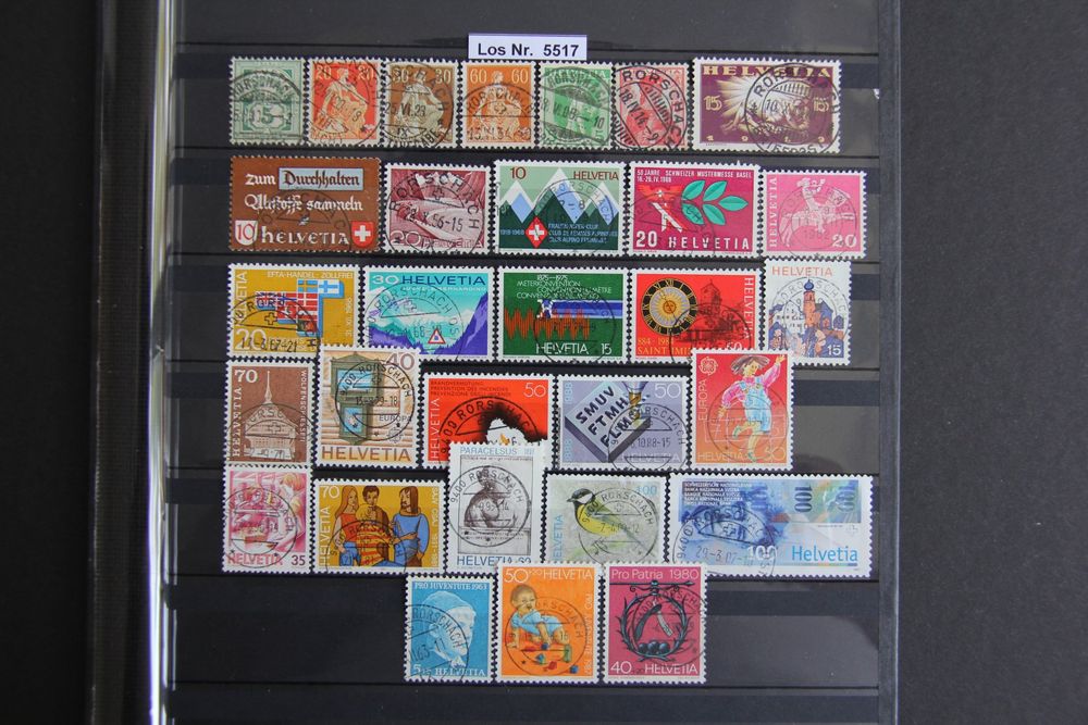 CH 30x9400 Rorschach von alt bis neu sauber gestem. Los 5517 (Gebraucht ...