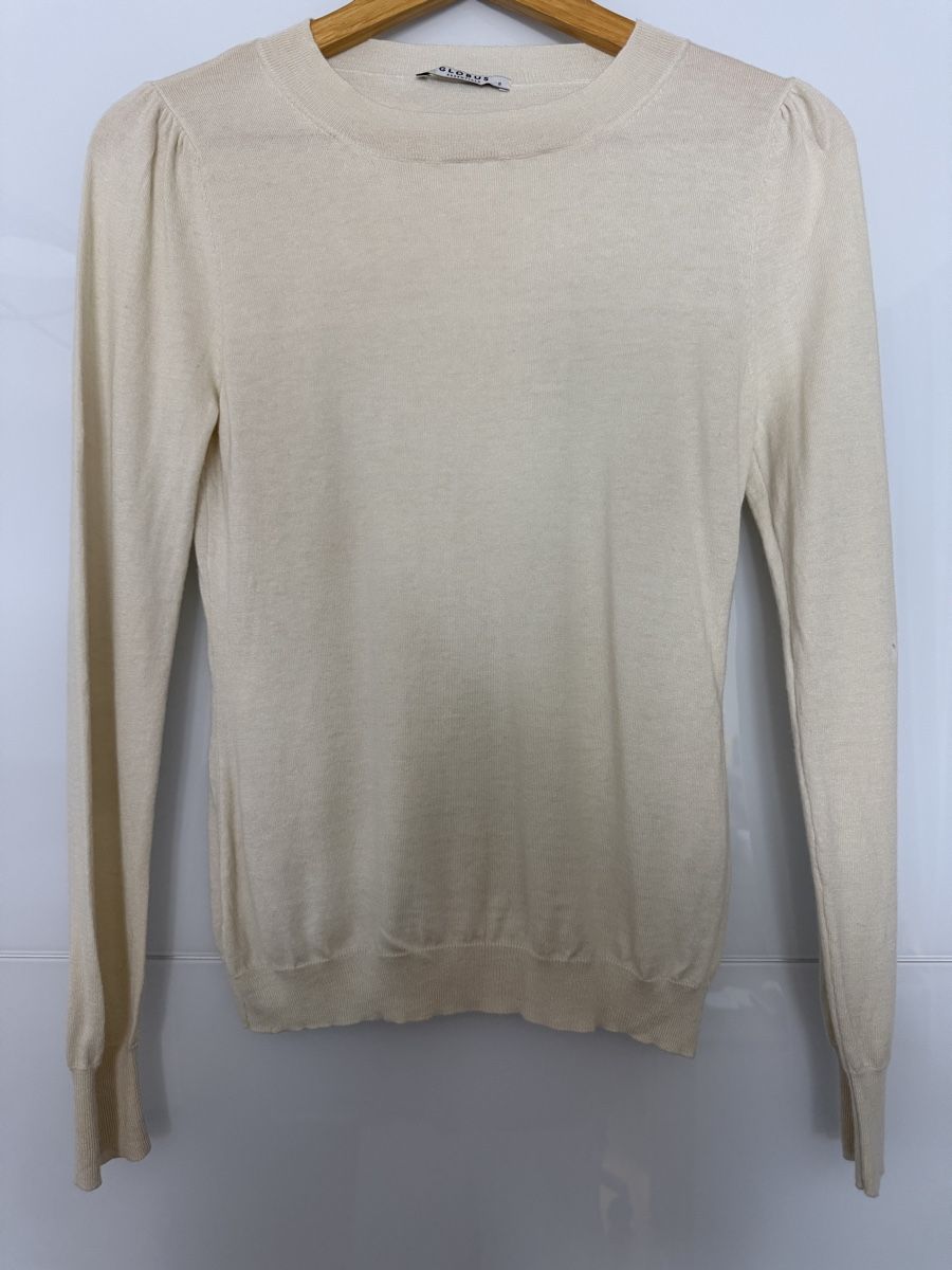 Globus Essentials Pullover aus Seide und Kaschmir in creme (Gebraucht ...
