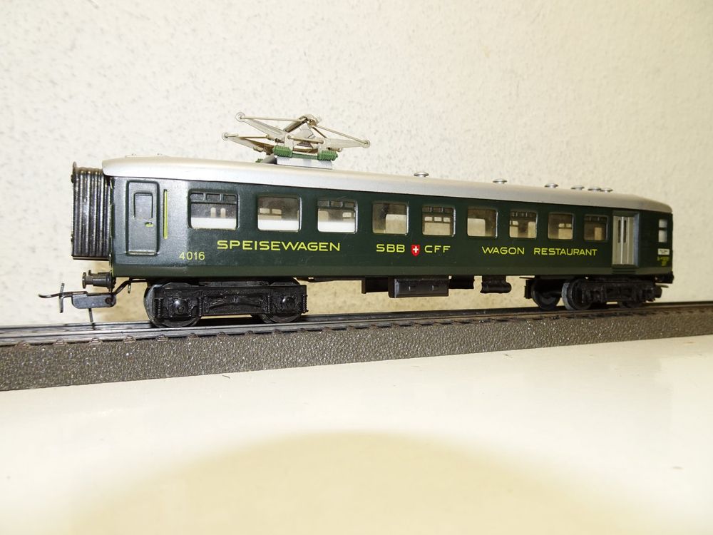 Märklin Speisewagen Restaurant Personenwagen SBB 4016 HO (10 | Kaufen auf Ricardo