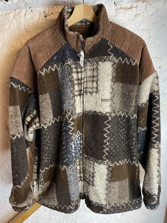 Vintage Think Pink Fleece Jacket, Patchwork M | Kaufen auf Ricardo