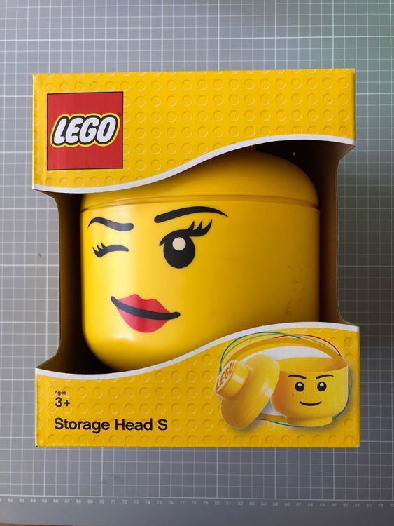Elegantes Lego Kopf Aufbewahrung Bilder
