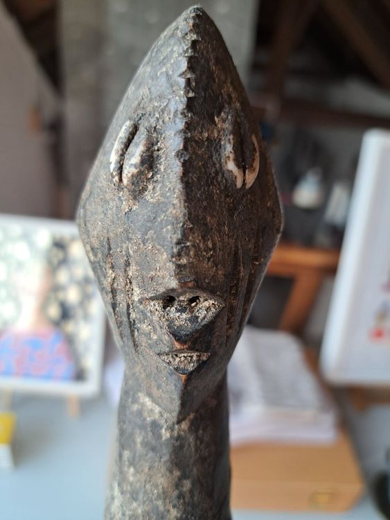 Figure antropomorphe - Fouet à mouche africain ancien (Gebraucht) in La ...