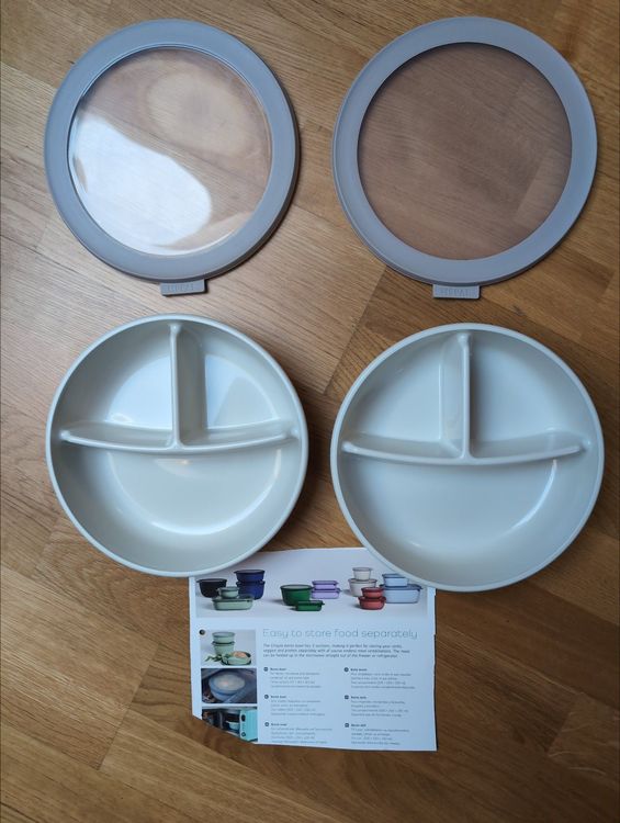 Bento Bowl Cirqula (250+250+500 ml) - Nordic sage 2 Stk. (Gebraucht) in ...