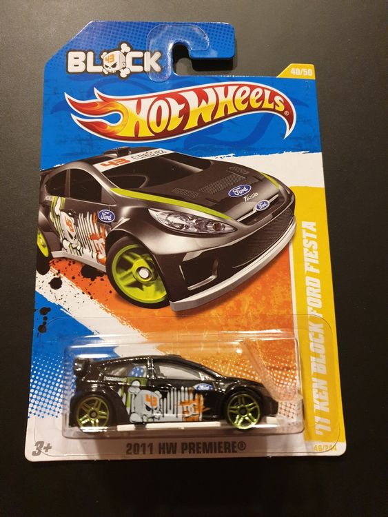 🏎️ HOT WHEELS ** '11 KEN BLOCK FORD FIESTA ** ULTRA RARE !! (Neu und ...