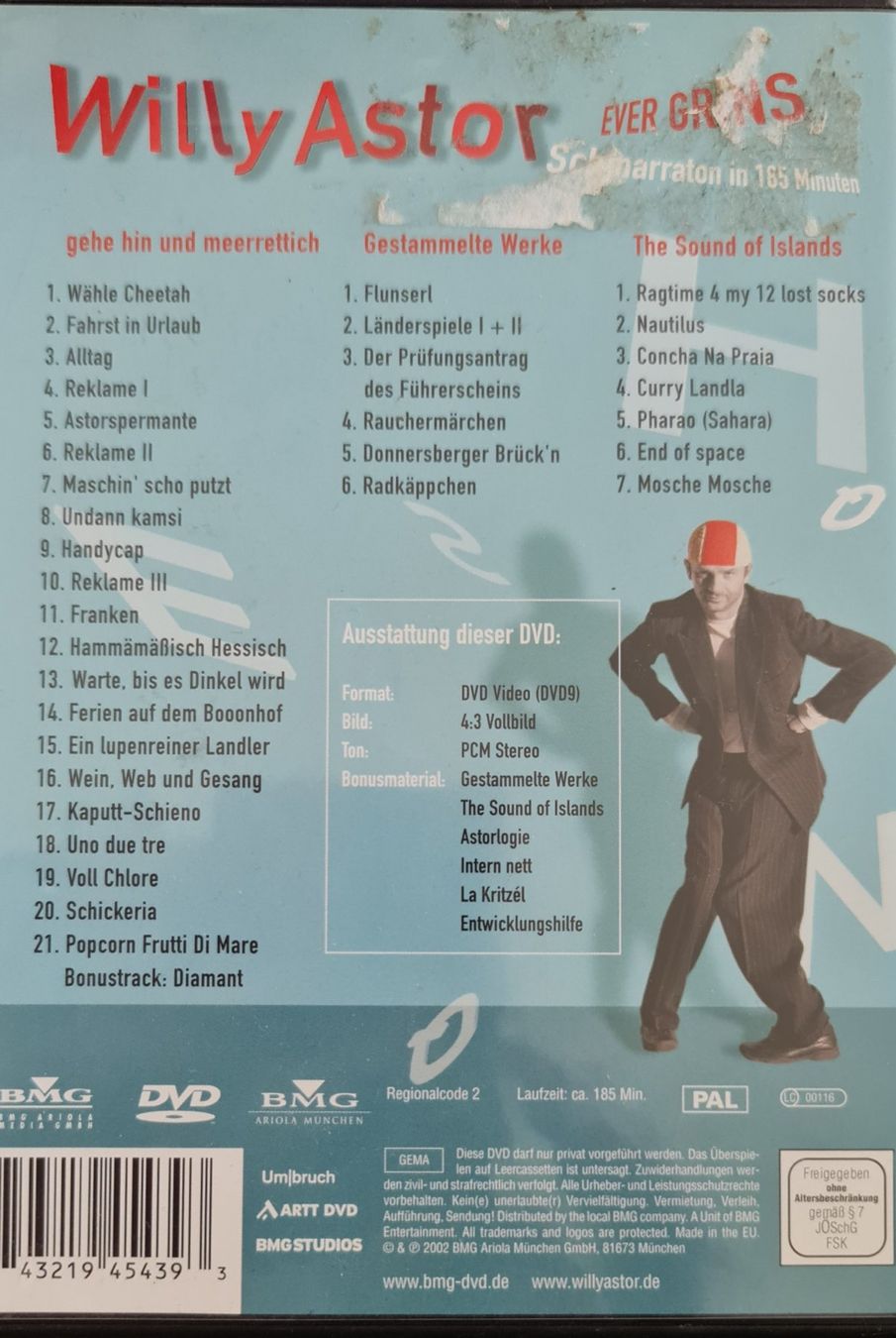 DVD Willi Astor Ever Grins 😅 (Gebraucht) in Emmen für CHF 10 – mit ...