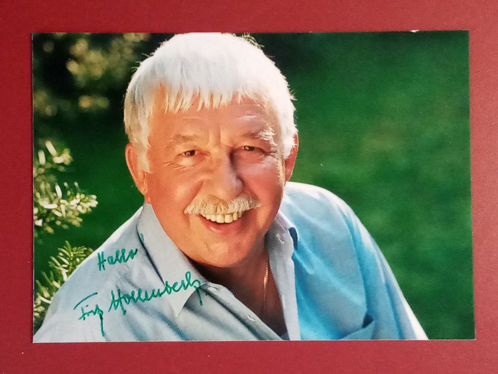 Fritz Hollenbeck 1929-2021 Autogramm Fotopostkarte 10x15cm (Gebraucht ...
