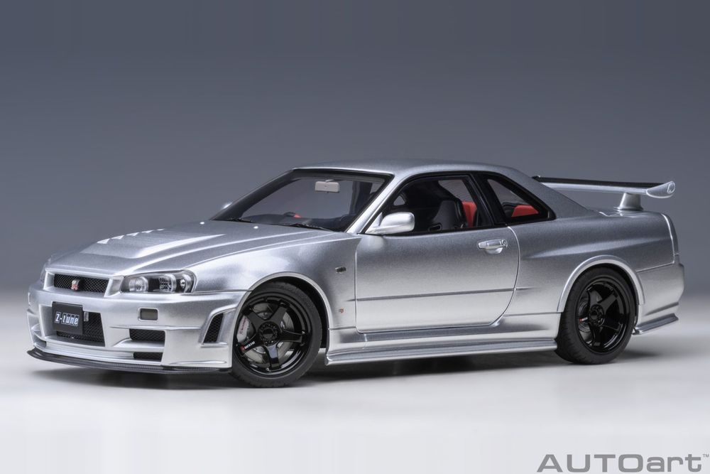 Nissan Skyline GT-R (R34) Z-tune (Z-tune Silver) 1/18 AA NEU | Acheter sur Ricardo